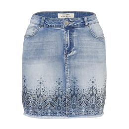 Koroshi Rock Damen Gr&ouml;&szlig;e 38 blue denim / schwarz / offwhite