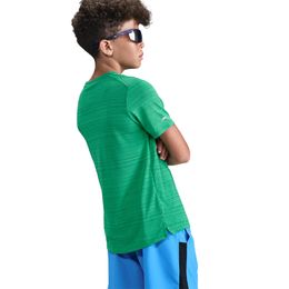 Nike Jungen T-Shirt "B NK DF SS MILER TOP", gr&uuml;n, Gr. XL, Obermaterial: 100% Polyester, Shirts, F&uuml;r Kinder und Jugendliche