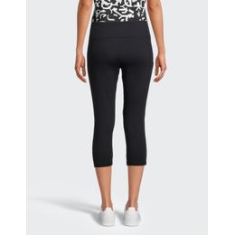 Joy Sportswear Damen Trainingstights "3/4 TIGHTS ROXANNE", schwarz, Gr. 36, unifarben, Single Jersey, Obermaterial: 88% Polyamid, 12% Elasthan,