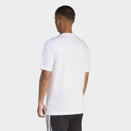Herren T-Shirt "MINI EMBROIDERY SURFING GRAPHIC", wei&szlig;, Gr. XL, adidas Sportswear, Obermaterial: 100% Baumwolle, Shirts