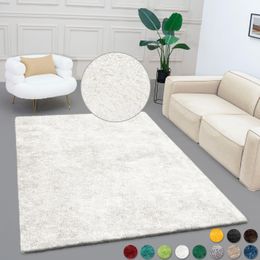 Teppich Bruno Banani, B:200cm H:30mm L:300cm, wei&szlig;, Kunstfaser, Wohnzimmer, Teppiche, "Dana Teppich, besonders weich und kuschelig, Kundenliebling",