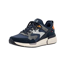 Rieker Herren Sneaker "Rieker Sneaker Lederimitat", Gr. 42, blau, Lederimitat, Schuhe