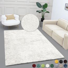 Teppich Bruno Banani, B:160cm H:30mm L:230cm, wei&szlig;, Kunstfaser, Wohnzimmer, Teppiche, "Dana Teppich, besonders weich und kuschelig, Kundenliebling",
