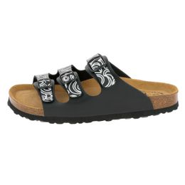 Lico Damen Pantolette "Pantolette Bioline Lady Soft", Gr. 40, schwarz, Synthetik, Schuhe