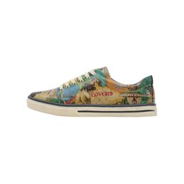 DOGO Sneaker low 'DOGO Sneaker - Ancient Tales' Damen Gr&ouml;&szlig;e 36 bunt