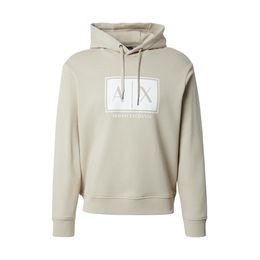 Armani Exchange Sweatshirt Herren Gr&ouml;&szlig;e S sand / wei&szlig;