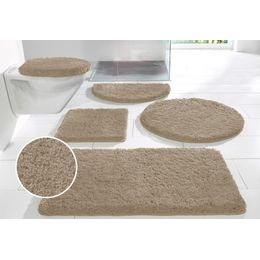 Badematte OTTO HOME, H:30mm, braun, Polyester, Badematten, "Sanremo Standard, Badvorleger, Badezimmer Teppich, sehr weich", Badteppich, unifarben,