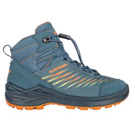 Lowa Kinder Wanderschuh "ZIRROX II GORE-TEX MID JR", Gr. 39, blau, Synthetik, Textil, Schuhe, wasserdicht, winddicht,atmungsaktiv dank GORE-TEX