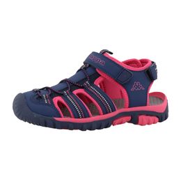 Kappa M&auml;dchen Sandale "MITRA", Gr. 34, pink, Synthetik, Schuhe
