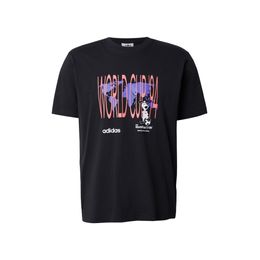 adidas originals T-Shirt 'WC 94 MASC' Herren Gr&ouml;&szlig;e XS flieder / rosa / schwarz / wei&szlig;