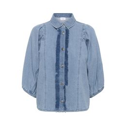 Saint Tropez Bluse 'OthildeSZ' Damen Gr&ouml;&szlig;e XXL blau