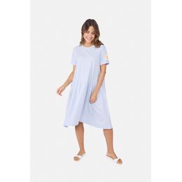 LIEBLINGSST&Uuml;CK LIEBLINGSST&Uuml;CK Damen Sommerkleid "DoaL"410, pearlblau, Gr. S, 95% Baumwolle, 5% Elasthan, Kleider, mit Baumwoll-Anteil