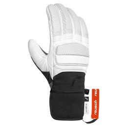 Reusch Damen Skihandschuhe "Alpine Master", wei&szlig;, Gr. 9, unifarben, 50% Ziegenleder, 45% Polyester, 5% Lederimitat, Handschuhe, mit winddichter und