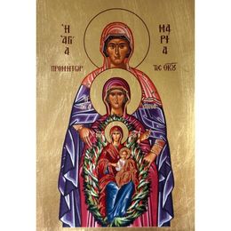 Ikone &raquo;Hl. Anna mit Maria und Jesus&laquo;