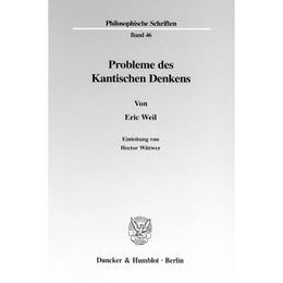Probleme des Kantischen Denkens.