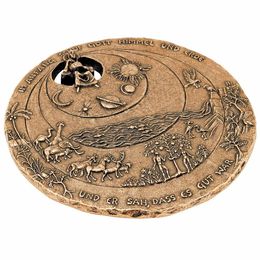 Bronze-Plakette &raquo;Sch&ouml;pfung&laquo;