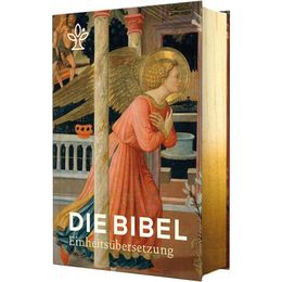 Die Bibel mit Bildmotiven von Engeln