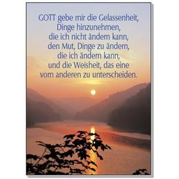 Gott gebe mir die Gelassenheit