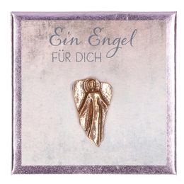 Engel-Plakette aus Bronze - Ein Engel f&uuml;r Dich (1 St&uuml;ck)