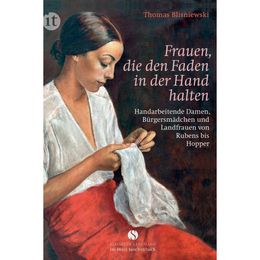Frauen, die den Faden in der Hand halten