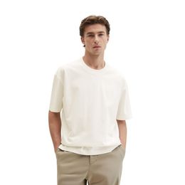 Marc O'Polo T-Shirt MARC O'POLO "aus schwerem Bio-Baumwoll-Jersey", Jungen, Gr. XXL, silky wei&szlig;, Obermaterial: 100% Baumwolle, unifarben, Basic, loose fit, Rundhals, Shirts T-Shirt