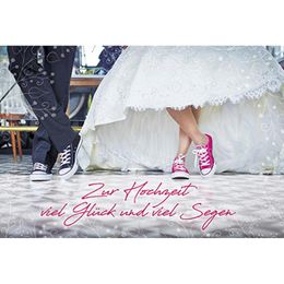 Faltkarte &raquo;Zur Hochzeit viel Gl&uuml;ck und viel Segen&laquo;