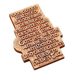 Bronze-Tafel &raquo;Von guten M&auml;chten&laquo;