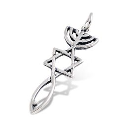 Menora-Davidstern-Ichthys