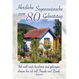Segensw&uuml;nsche zum 80. Geburtstag