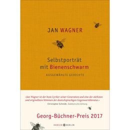 Selbstportr&auml;t mit Bienenschwarm