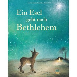 Ein Esel geht nach Bethlehem