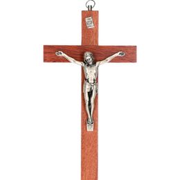 Holzkreuz mit Metallkorpus (1 St&uuml;ck)