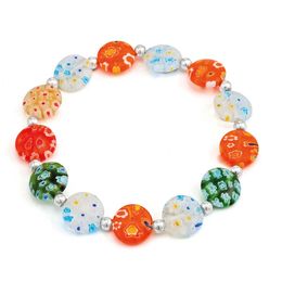 Perlen-Armband im Muranoglas-Stil