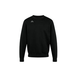 Kappa Damen Rundhalspullover "Kappa T-shirt KMLogo"schwarz, Gr. L, Obermaterial: 60% Polyester, 40% Baumwolle, Pullover