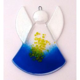 Kunstvoller Engel aus Glas