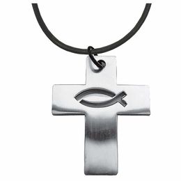 Kette: &raquo;Kreuz Ichthys&laquo;