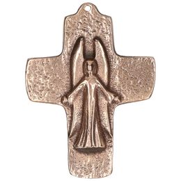 Kommunionkreuz aus Bronze - Ein Engel begleitet dich (1 St&uuml;ck)