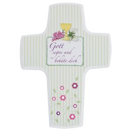 Kinderholzkreuz - Gott segne und beh&uuml;te dich (1 St&uuml;ck)