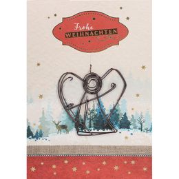 Gl&uuml;ckwunschakrte Frohe Weihnachten (5 St&uuml;ck)