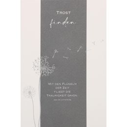Trauerkarte - Trost finden (6 St&uuml;ck)
