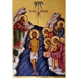 Ikone &raquo;Taufe Christi&laquo;