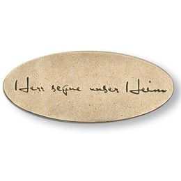 Bronze-Haussegen mit Text (1 St&uuml;ck)