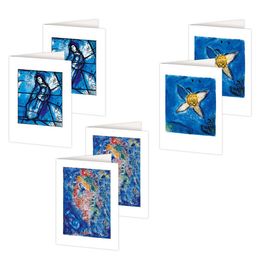 6er-Set Weihnachtskarten &raquo;Marc Chagall&laquo;