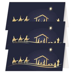 3er-Set Klappkarten &raquo;Gesegnete Weihnachten&laquo;