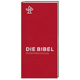 Die Bibel Taschenausgabe rot mit Rei&szlig;verschluss