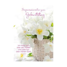 Postkarte - Segensw&uuml;nsche zum Geburtstag (10 St&uuml;ck)