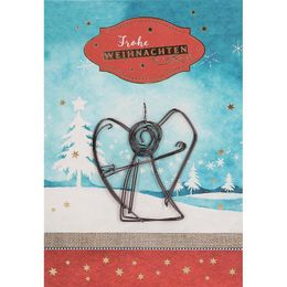 Gl&uuml;ckwunschakrte Frohe Weihnachten (5 St&uuml;ck)