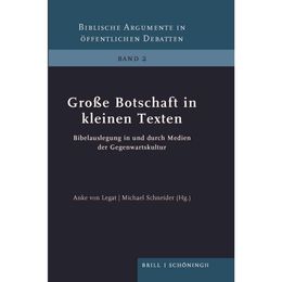 Gro&szlig;e Botschaft in kleinen Texten