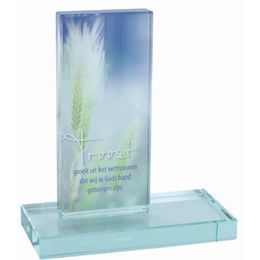 Glasstele 15 cm, NL-Text (1 St&uuml;ck)