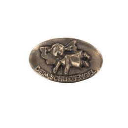 Bronzeplakette "Lustiger Engel"